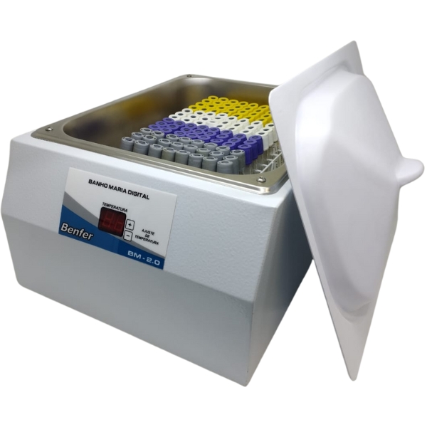 Banho Maria Digital Universal Para 120 tubos Com Temperatura Ajustável ...